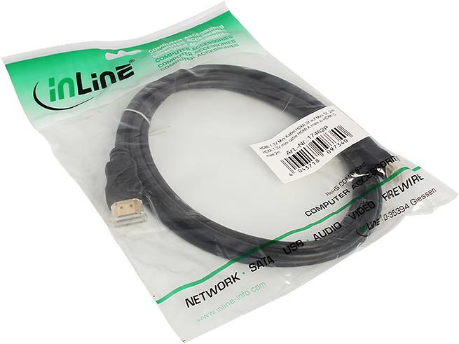 InLine mini HDMI (Typ C) — HDMI (Typ A) (2 m) - kaufen bei Digitec