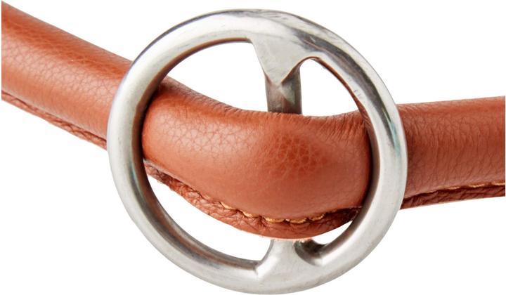 Kerbl Round leather Roma with stopper 50cm, 8mm, cognac (50, Dog ...