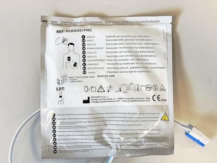 Progetti Medical Replacement kit for adults electrodes and battery for ...