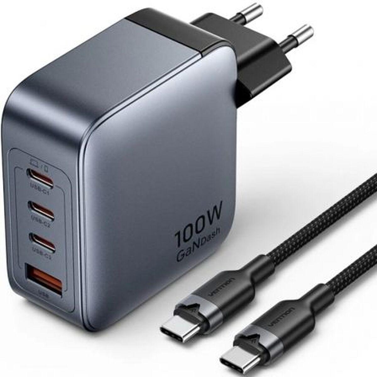 Vention Power Charger 3x USBC1x USBA mit USBC auf USBC Kabel - Galaxus