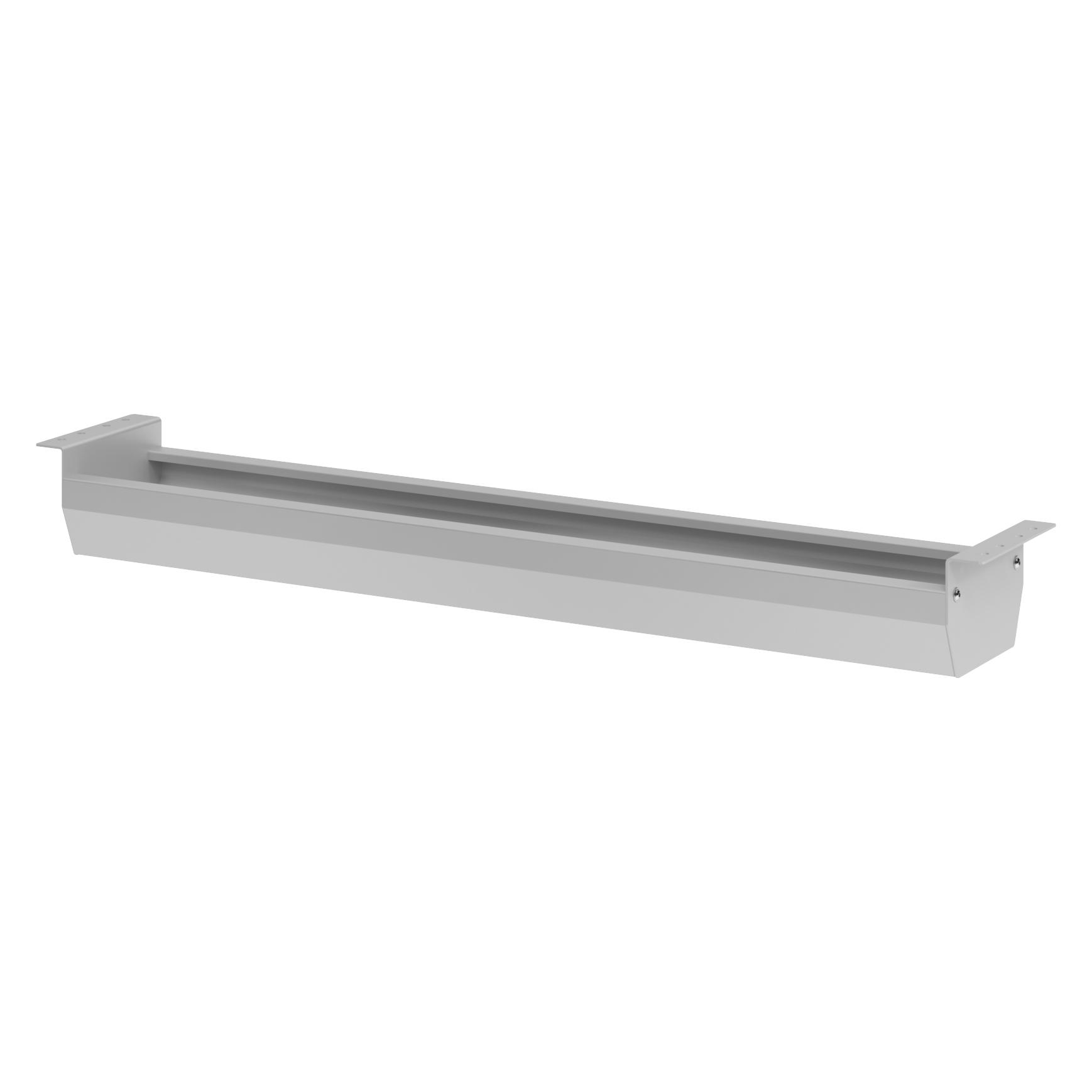 Hammerbacher Folding cable tray for 120 cm table silver (10.10 cm ...