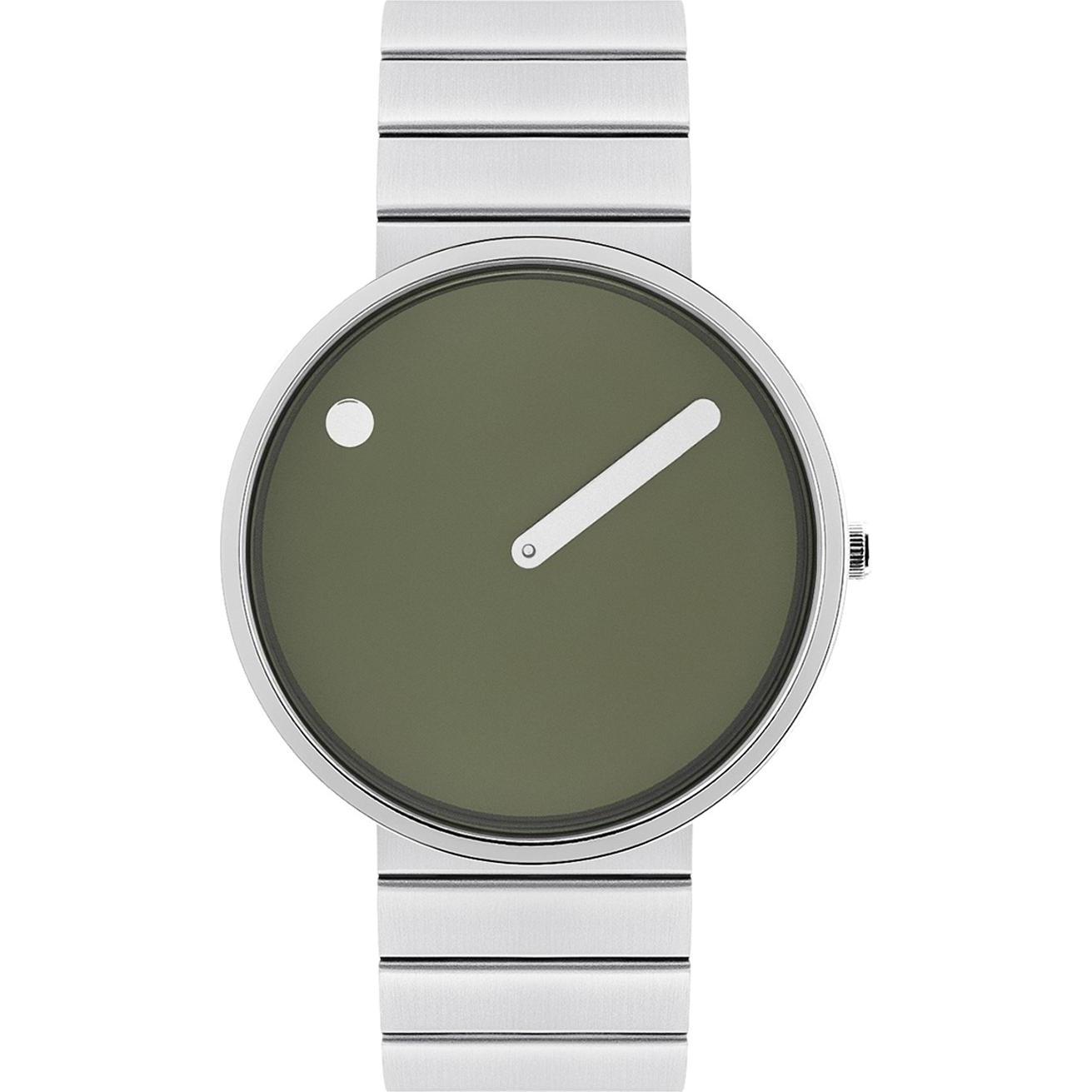Picto 43396-2820 Fresh Olive Unisex 40mm 5ATM (Analoguhr, 40 mm)