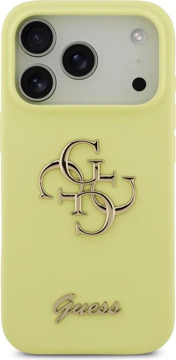 Guess Liquid Silicone 4G Metal Logo für Apple iPhone 17 Pro - yellow ...