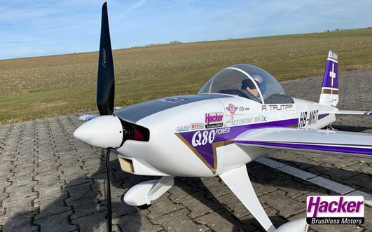 Hacker Acrostar mk2 XL weiss/violett 2390mm Elektromotor ...