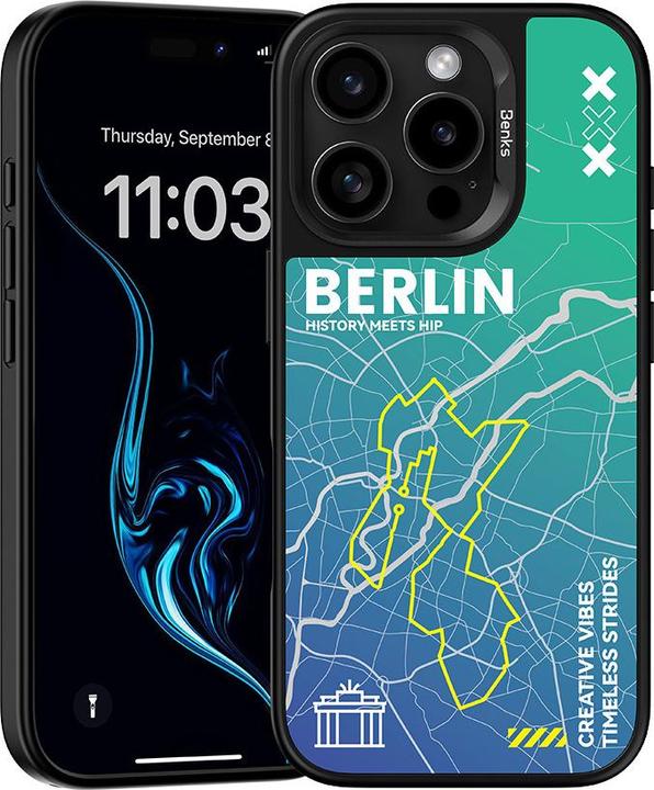Benks Etui Dynamic City Berlin für iPhone 16 Pro Max - Galaxus