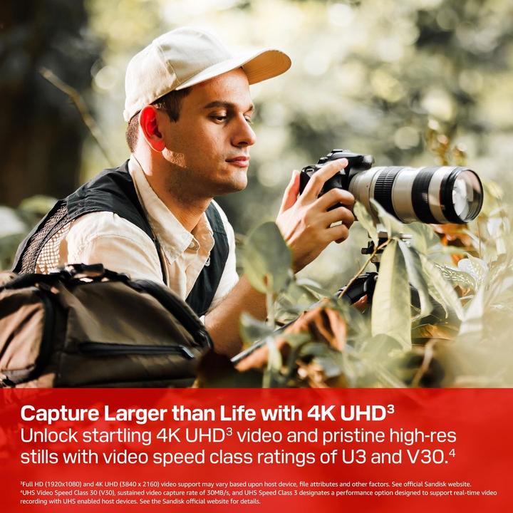 SANDISK Extreme PRO UHS-I (64 Go, SDXC, U3, UHS-I)