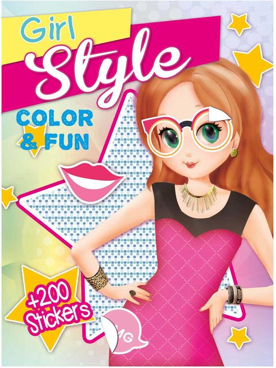 Boek Specials Color & Fun Malbuch für Mädchen mit 200 Aufklebern - Galaxus