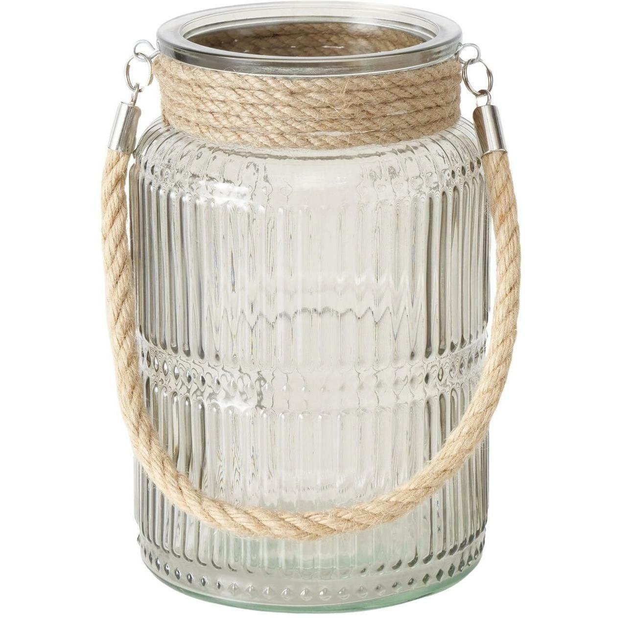 Boltze Home Boltze Windlicht Sunio 21 cm, Transparent, Detailfarbe - Galaxus