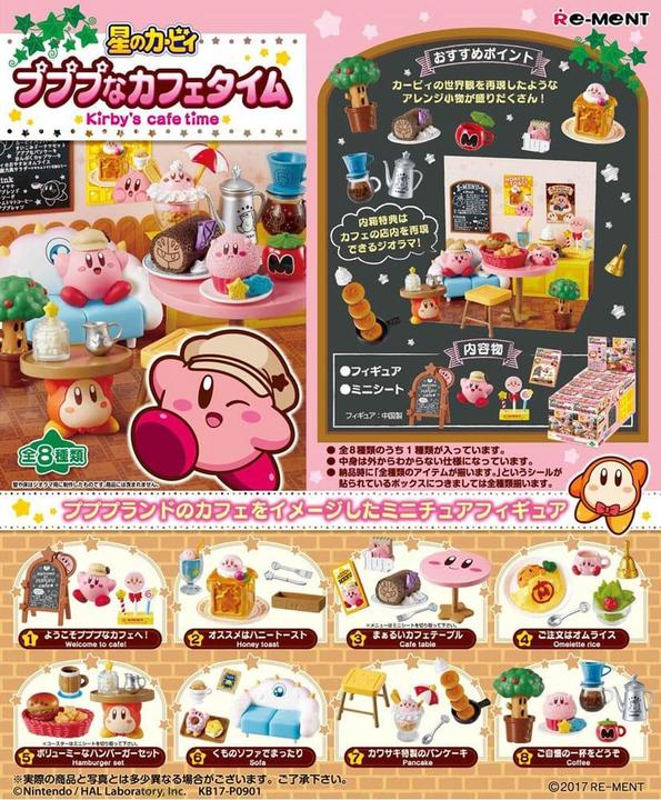 Re-Ment Kirby Minifiguren 6 cm Kirby's Café Time Display (8) - Galaxus