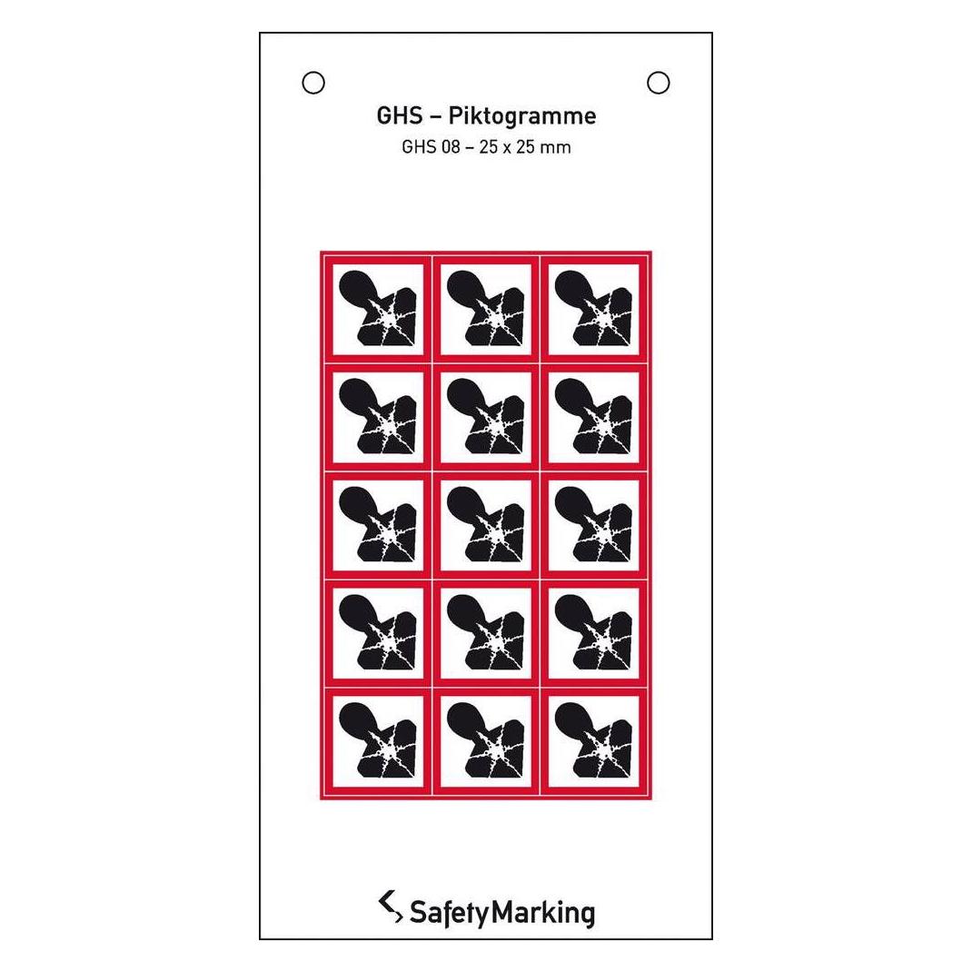 SafetyMarking Pictogramme de danger SGH Symbole 08 Danger pour la santé ...