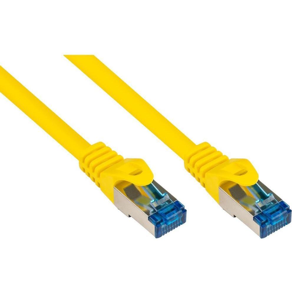 Varia SO-31490 - Patchcable Cat.6a, S/FTP, 7,5m, yellow (PiMF, 7.50 m ...
