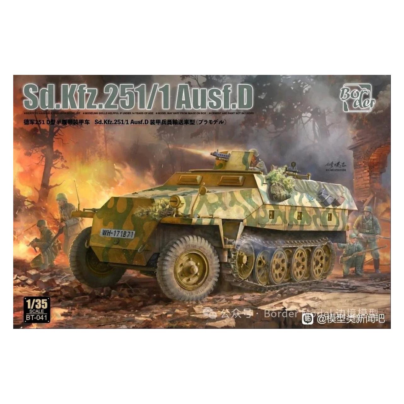 Border Model BT041 SdKfz251/1 Ausf.D WWII Pantser Voertuig - 1/35 - Digitec