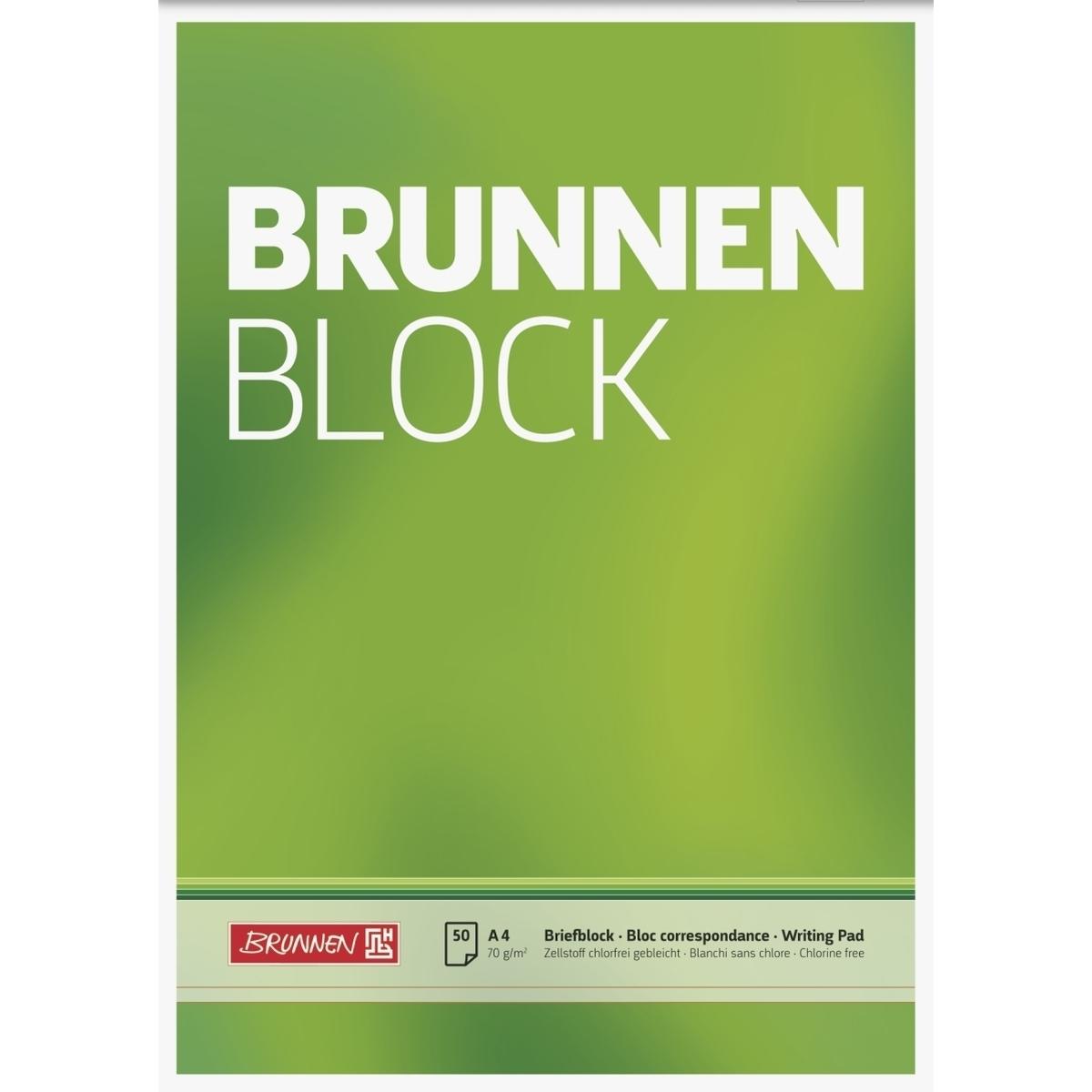 Brunnen 10 Briefblöcke DIN A4 blanko - kaufen bei Digitec