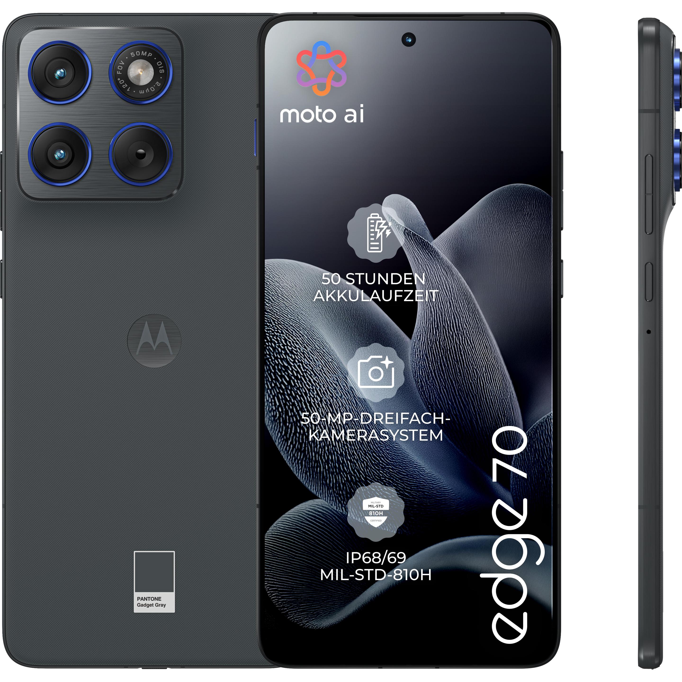 Motorola Edge 70 (512 GB, Pantone Gadget Gray, 6.70", SIM + eSIM, 5G ...