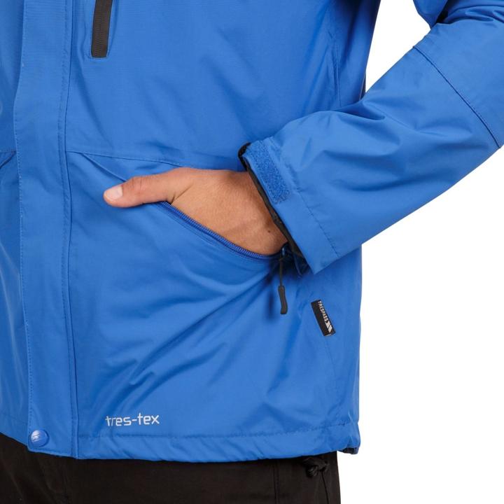 Trespass Mens Corvo Hooded Full Zip Waterproof Jacket/Coat (S)