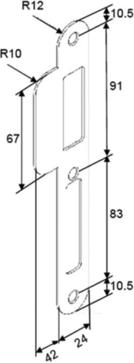 G-U Striking plates for GU-SECURY Automatic - buy at Galaxus