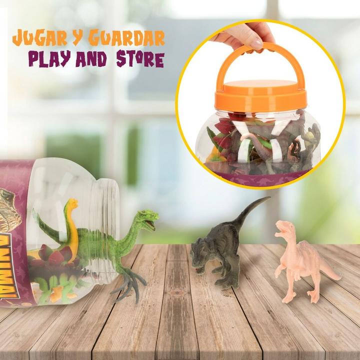 Winfun Playset Colorbaby 19 Stücke 6 Stück 17 x 9 x 6 cm Dinosaurier ...