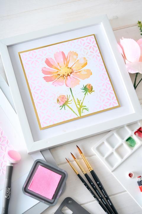 Sizzix Geschichtete Schablonen "Cosmo" von Willow Wolfe