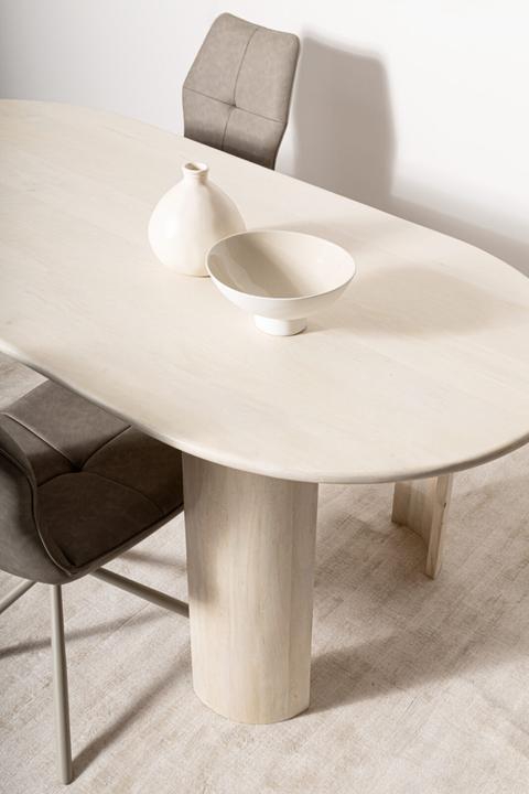Bizzotto Table Orlando oval nature (210 x 100 x 76 cm) - Galaxus