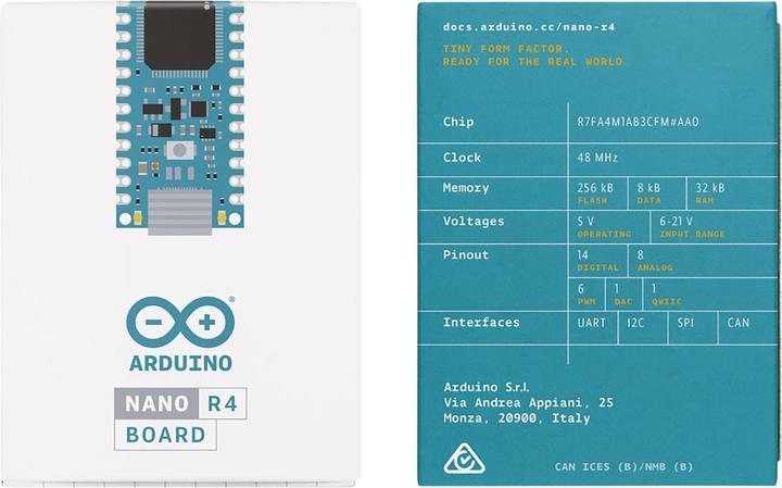 Arduino Nano R4 (without headers) - acquista su Galaxus