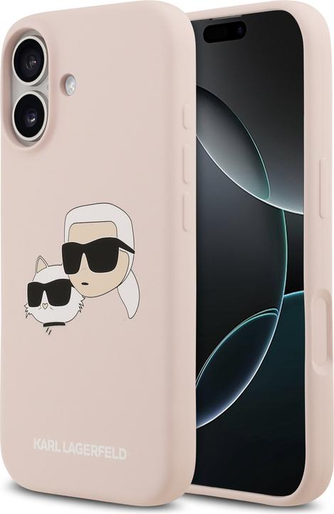 Karl Lagerfeld Back panel cover Apple iPhone 17 Liquid Silicone Double ...