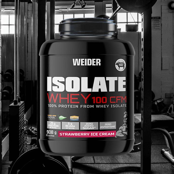 Weider Isolate Whey 100 CFM (Erdbeere, 1 Stk., 908 g) - Galaxus