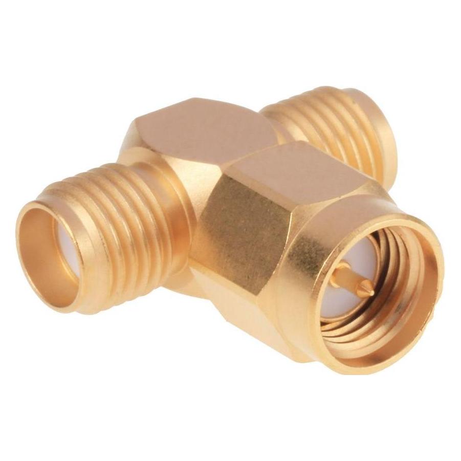 Radial Tee 50Ohm RF Adapter SMA Plug to SMA 2 x Socket 0 18GHz - Digitec