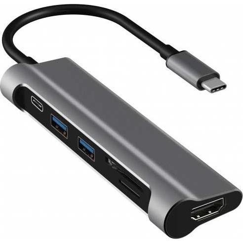 JCPAL Linx USB-C Multiport Adapter(with 4K HDMI and Card Reader) 4K ...