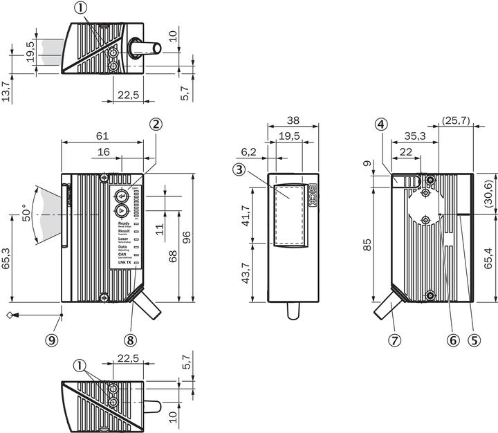 Sick Stationary barcode scanner - buy at Galaxus