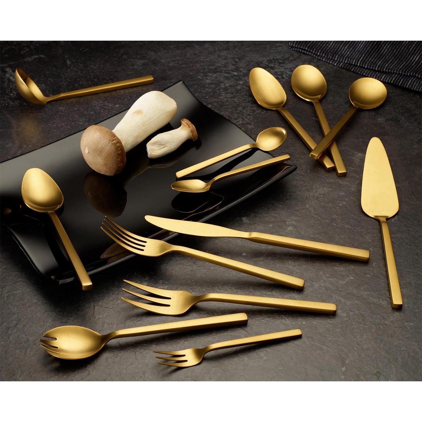 Echtwerk Tafelbesteck Set LINUS 30tlg GOLD EDITION Tafelbesteck Set ...