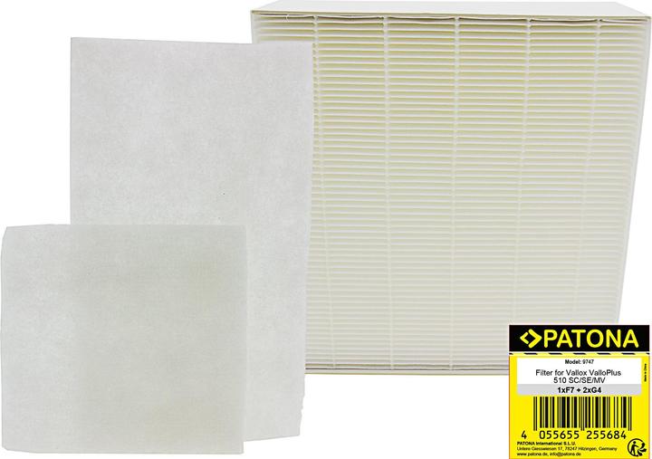 Patona Filter SDA Vallox ValloPlus 510 SC/SE/MV G4/F7 - Galaxus