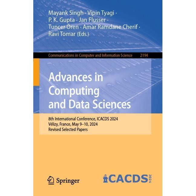 Springer Advances in Computing and Data Sciences - kaufen bei Galaxus
