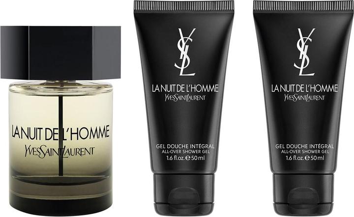 Yves Saint Laurent La Nuit de l'Homme Eau de Toilette 100ml + 2 x ...