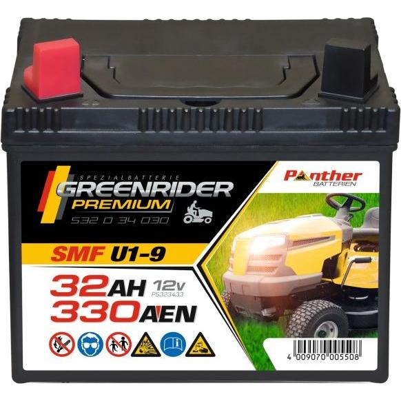 Panther Batterien Rasentraktorbatterie 53034 12V 32Ah - Galaxus