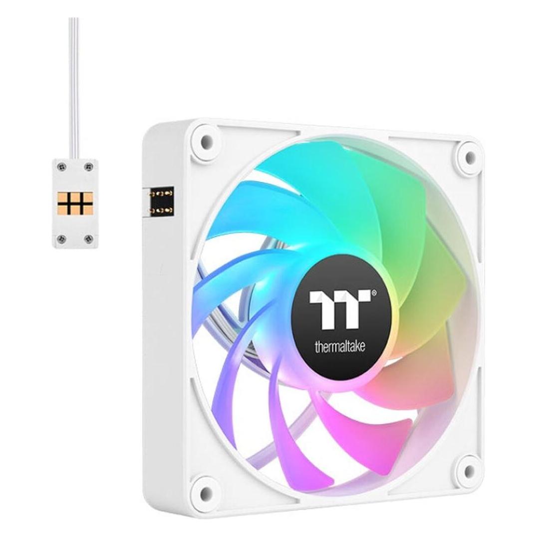 Thermaltake TT CT140 EX Rev ARGB Sync PC Cooling Fan 3 Pack Blanc (140 ...