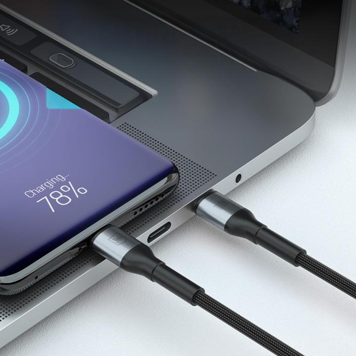 3MK Kabel Hyper Cable N-SERIES USB-C do USB-C 2m 20V/5A 100W czarny ...
