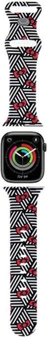Hello Kitty Pasek HKAWMSDIEZK Apple Watch 38/40/41mm czarny/black strap ...