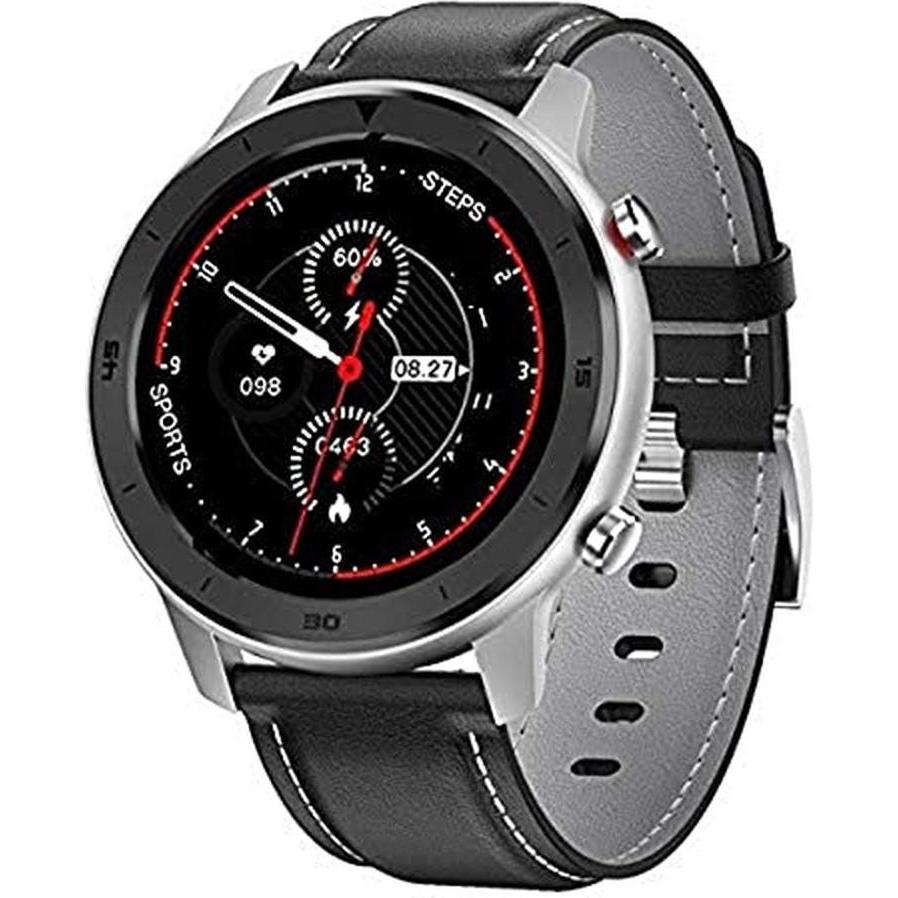 Monkeylectric Unisexs SWISS87 Leather and Silver Edge, Phantom Black ...