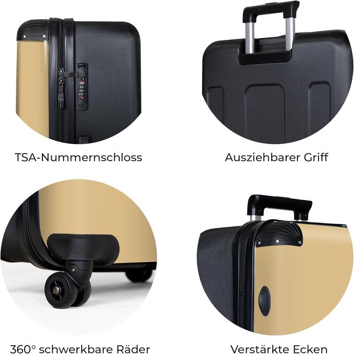 No Boring Hartschalenkoffer mit Rollen und TSA-Schloss (98 l)
