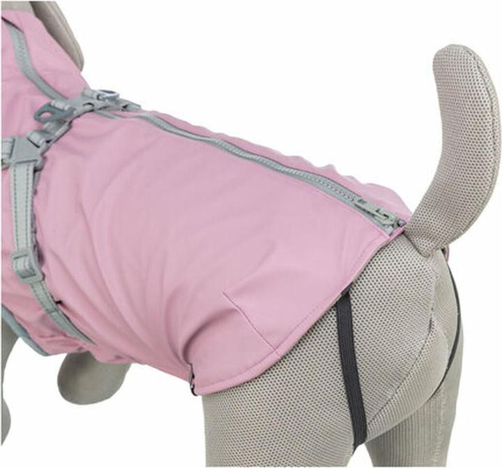 Trixie Pontis Rain coat with harness, S: 40 cm, pink - Galaxus