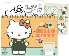 NoName HELLO KITTY - Cahier de Dessin 40p. Stickers