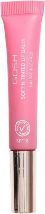 Gosh Tinted Lip Balm with SPF 15 Vegan Lip Care Stick in Pink Rose 005 ...