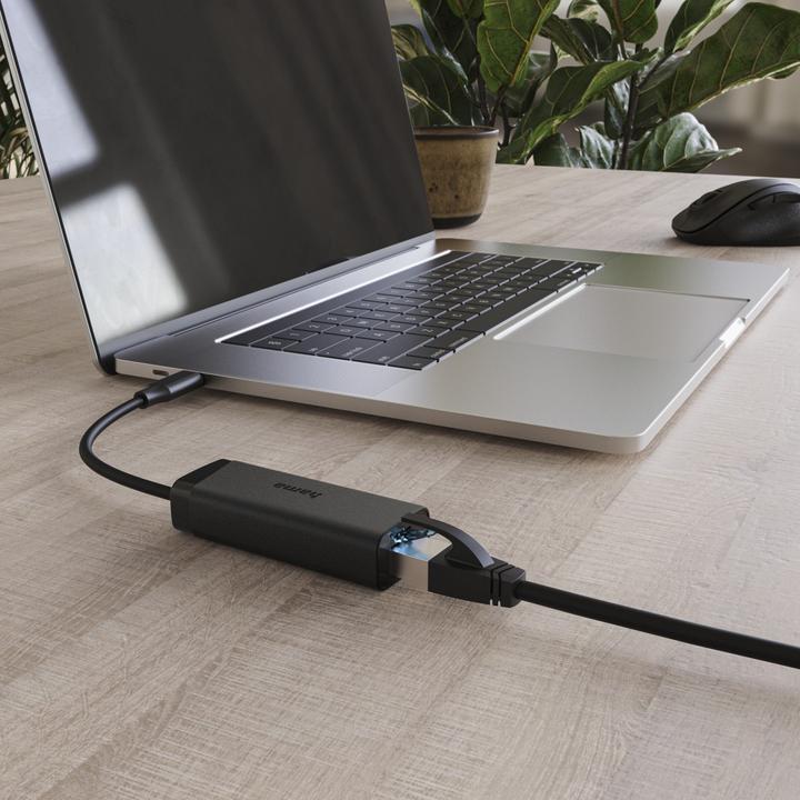 Hama Netzwerk-Adapter, USB-C-Stecker - LAN/Ethernet-Buchse, 2,5 Gigabit ...