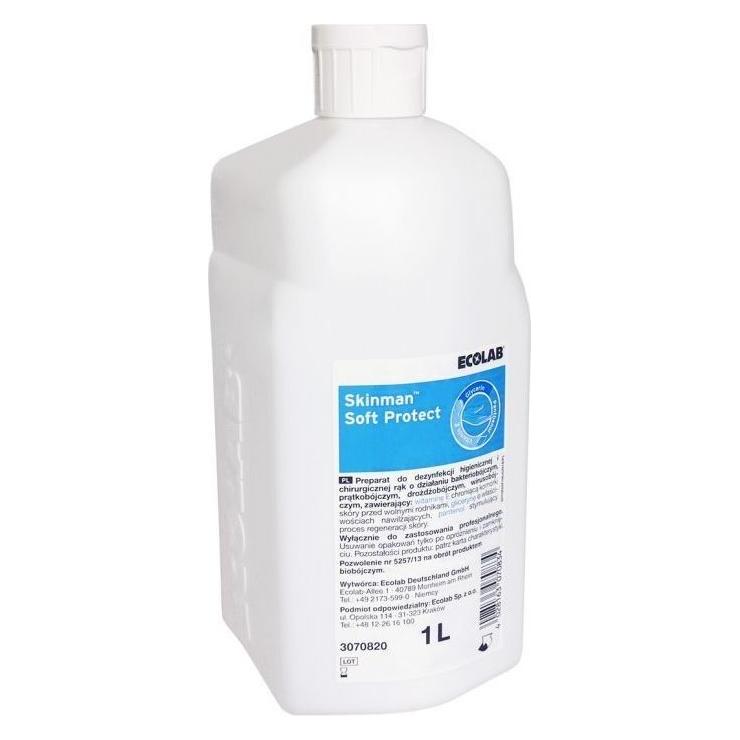 Ecolab SKINMAN SOFT PROTECT désinfectant virucide pour les mains à base ...