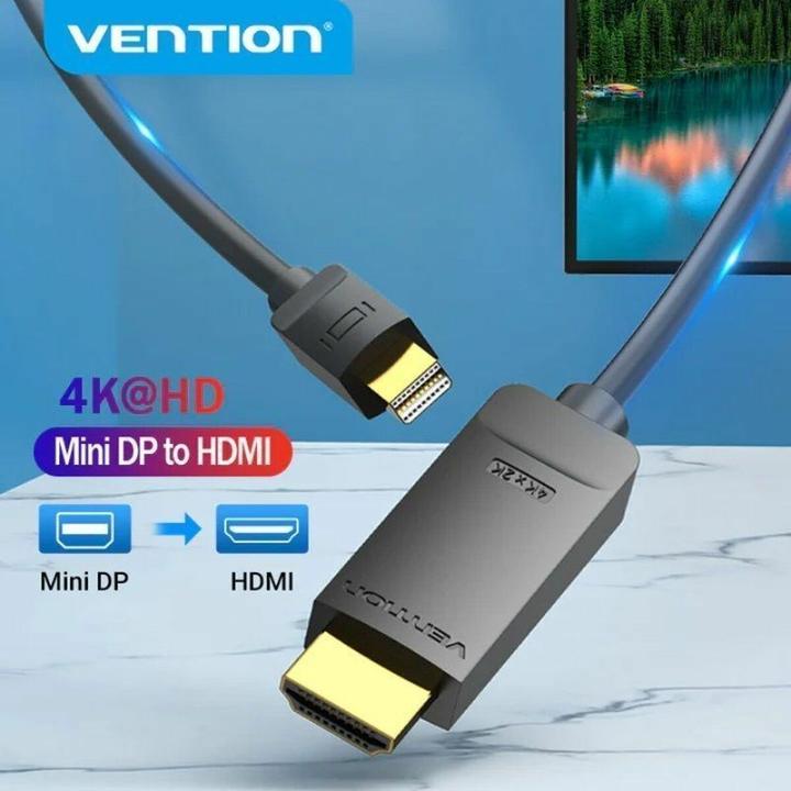 Vention 4K Mini DisplayPort to HDMI Cable 2M Black - buy at Galaxus