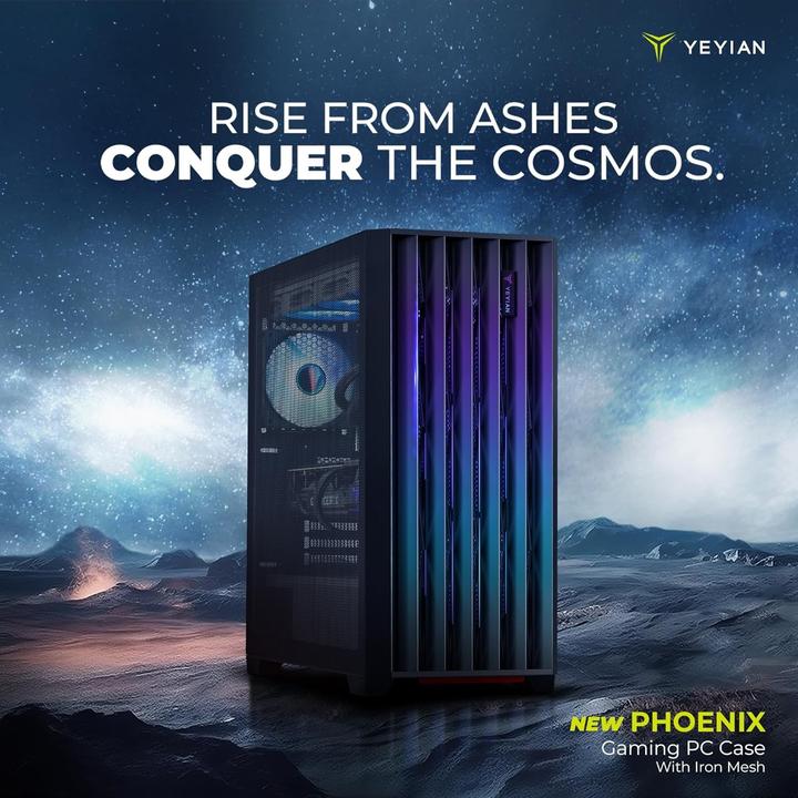 Yeyian Gaming Phoenix MidTower PC Case with Iron Mesh SKU YCMAPPHO02 ...
