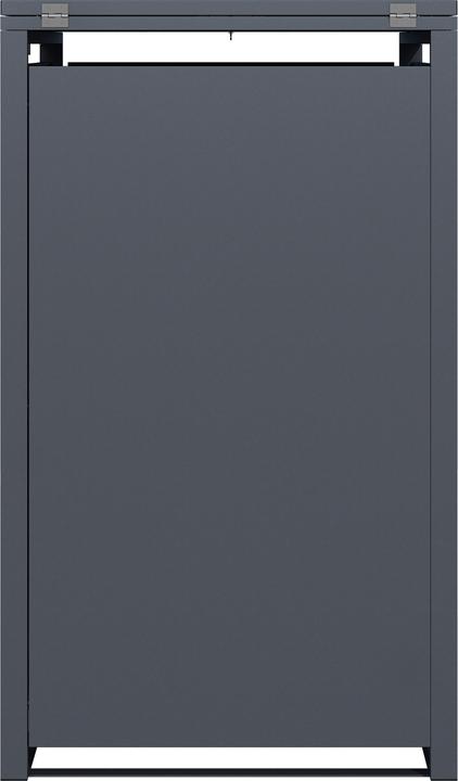 Axi Lucas Mülltonnenbox Metall Anthrazit/Holzoptik 1x 240L - Galaxus