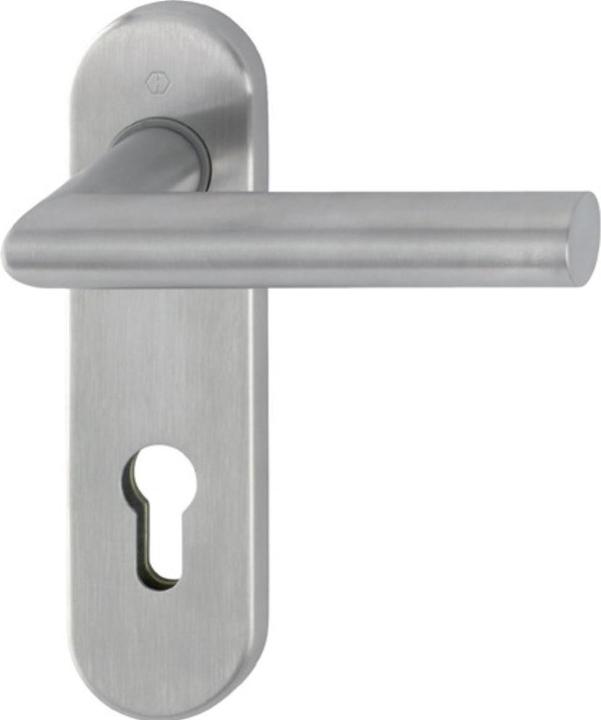 Hoppe Short plate set Amsterdam E1400Z/353K stainless steel F69 PZ ...