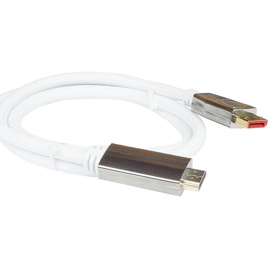 Python PYT M0221 DP 1.4 auf HDMI 2.0 A Stecker, Nylon, 4K@60Hz, 1 m ...
