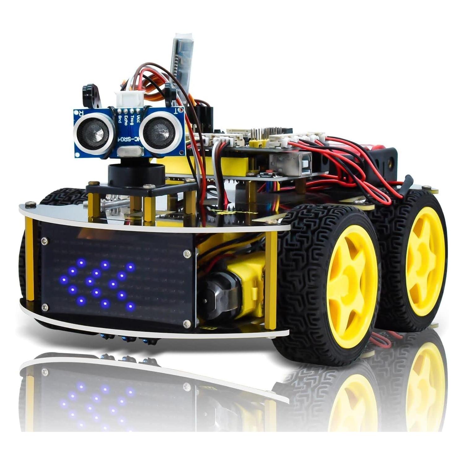 Keyestudio 4WD Roboter Bausatz mit Mikrocontroller und Sensoren - Digitec